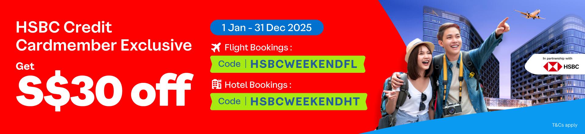 HSBC Promo – Save More on Flights & Hotels | Traveloka