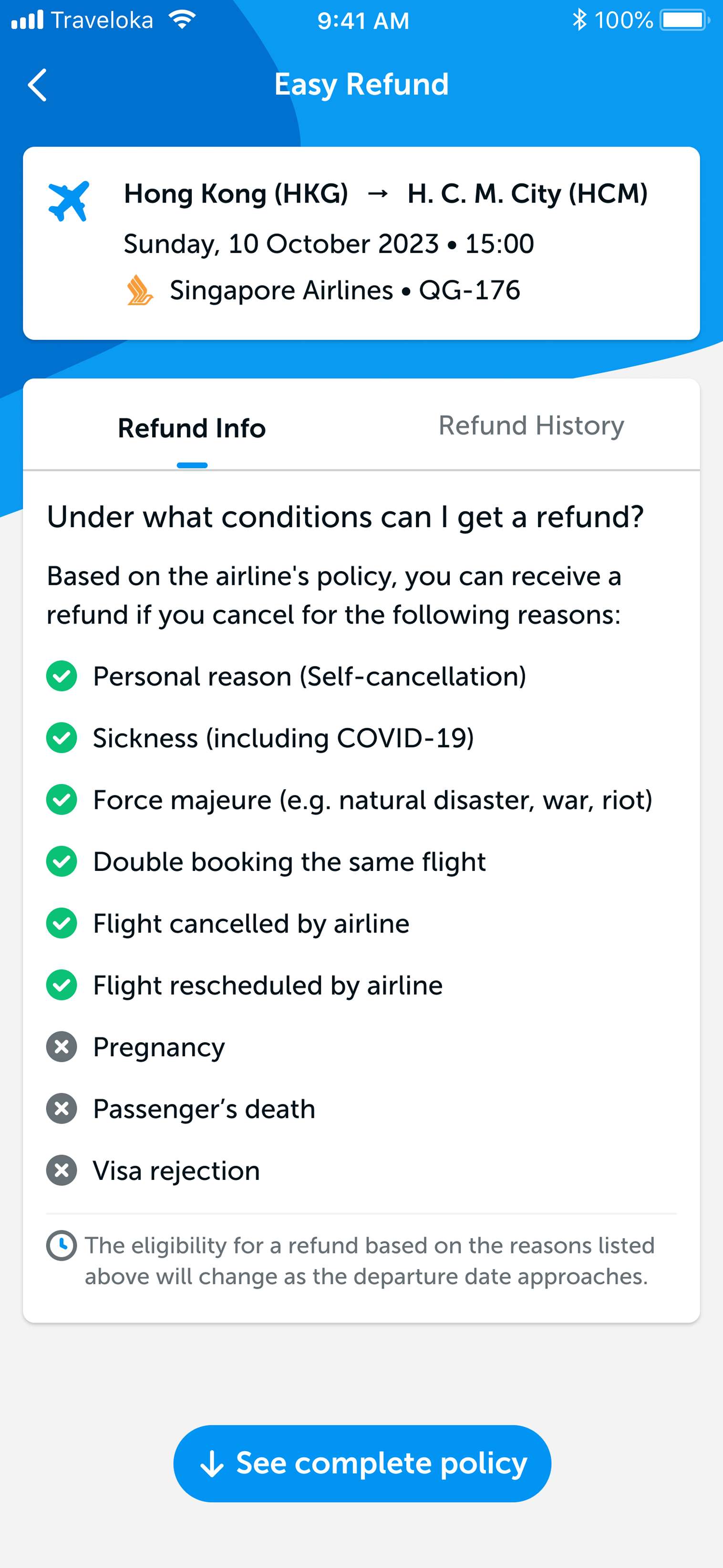 Cara mengajukan refund tiket pesawat - Pusat Bantuan Traveloka