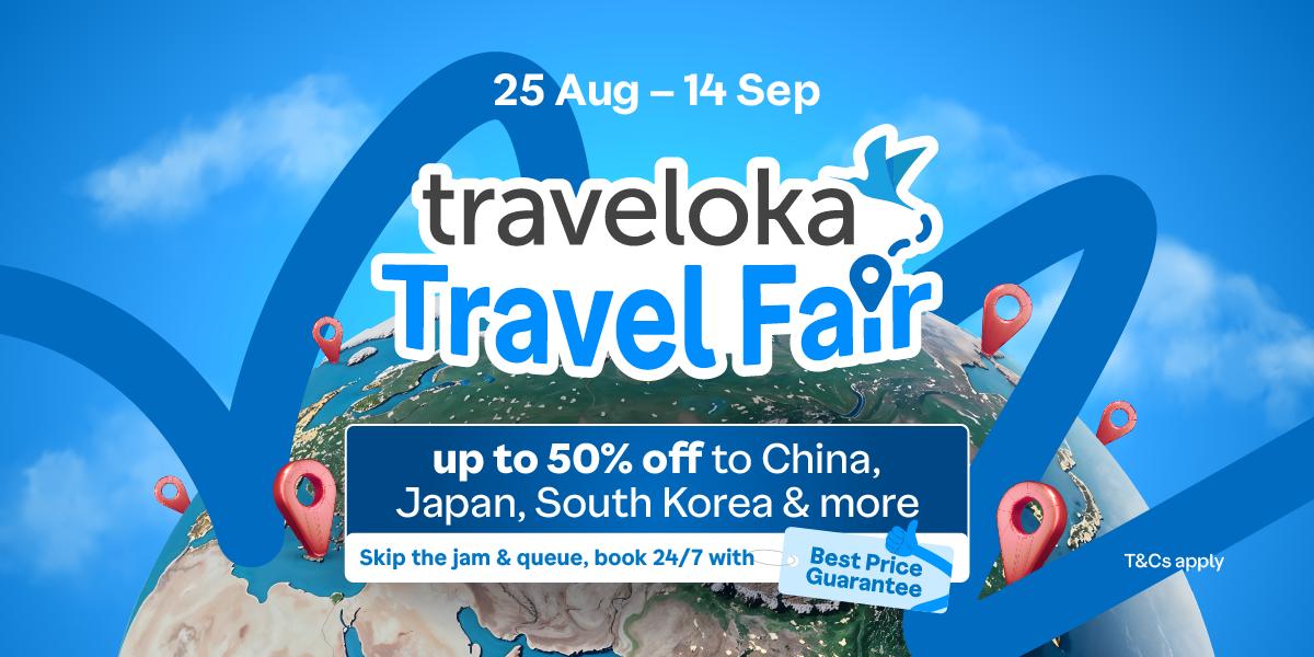 Traveloka Travel Fair 2025 | Disc. up to 50% OFF 🤑