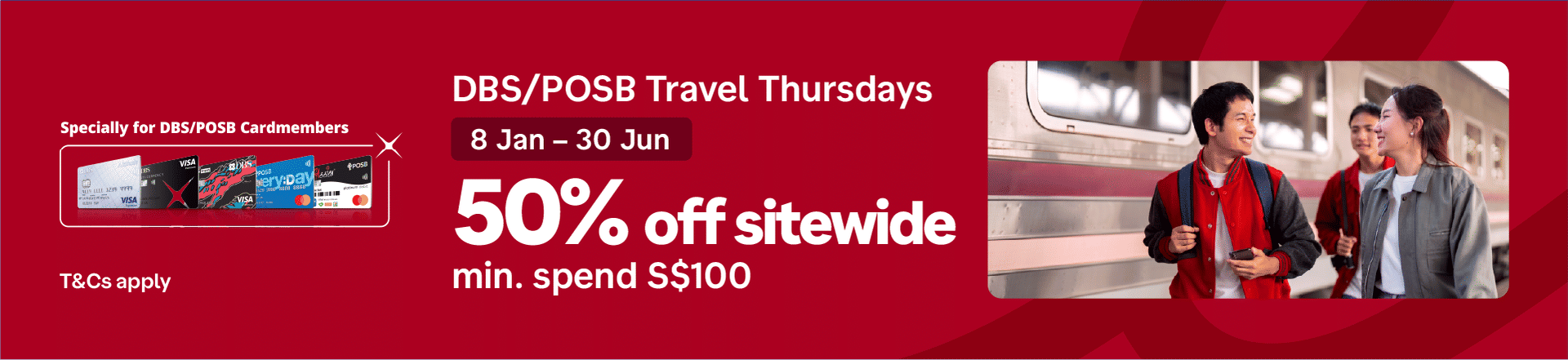 DBS Card Promotion 50% Off Every Thursday