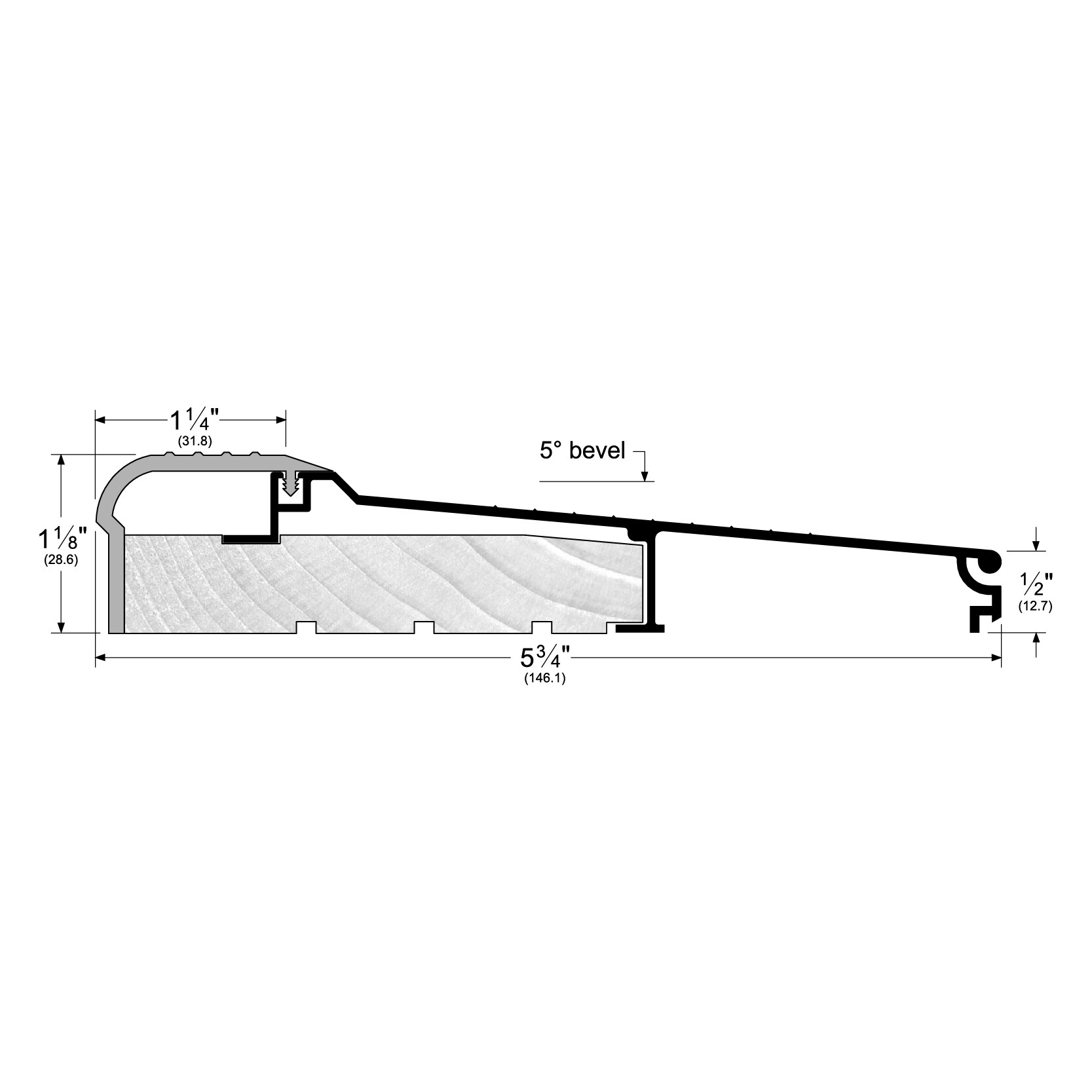 Residential Exterior Door Threshold Drawing Designing For Passive