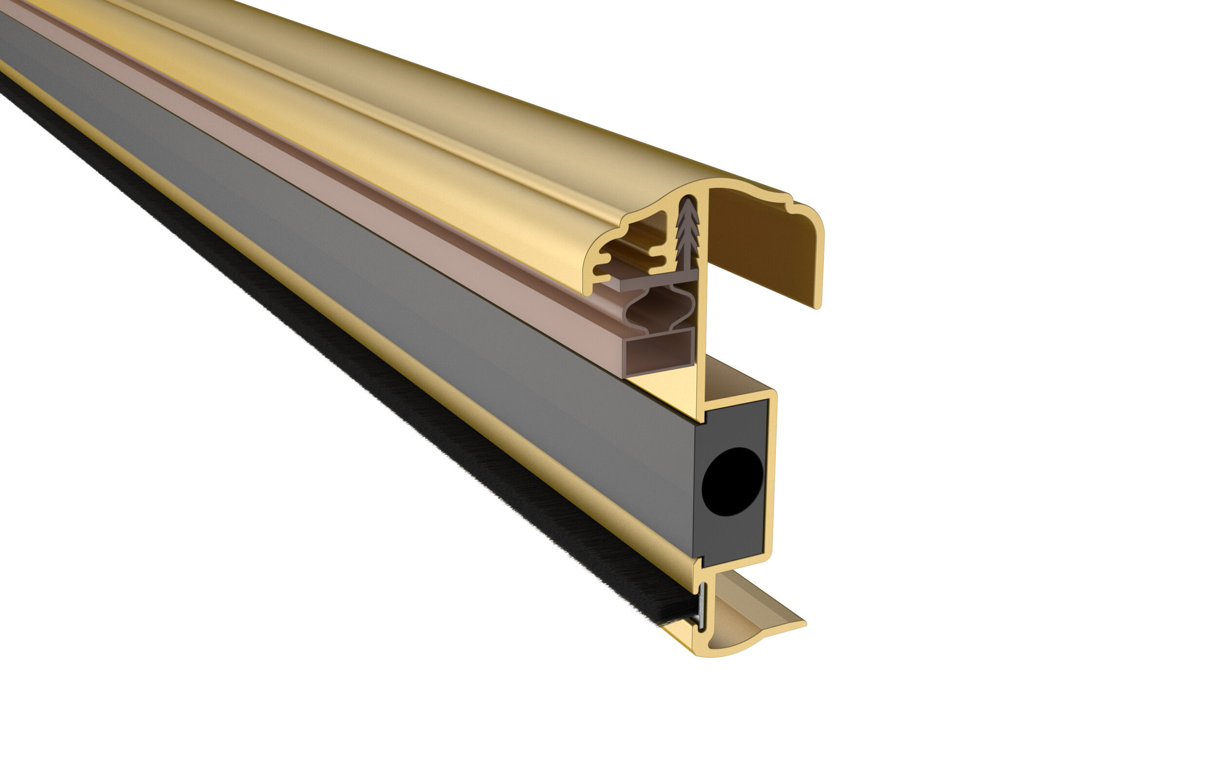 Pemko Astragals For Double Doors Pemko 305CN Astragal Set Astragals