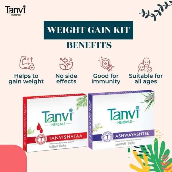 Gain weight and increase muscle mass naturally - Tanvi Herbals