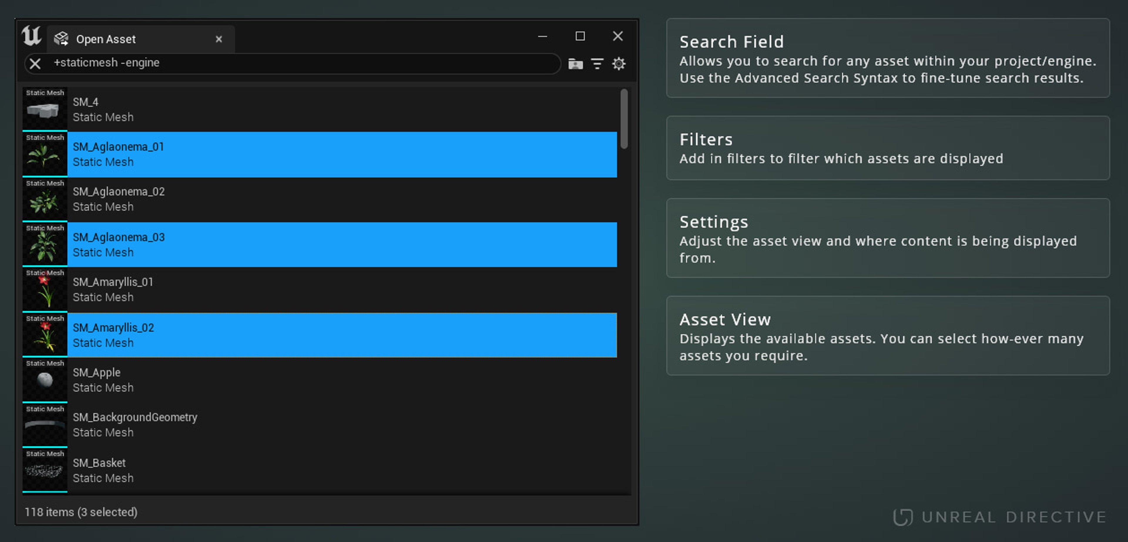 UE Tip: The Asset Picker