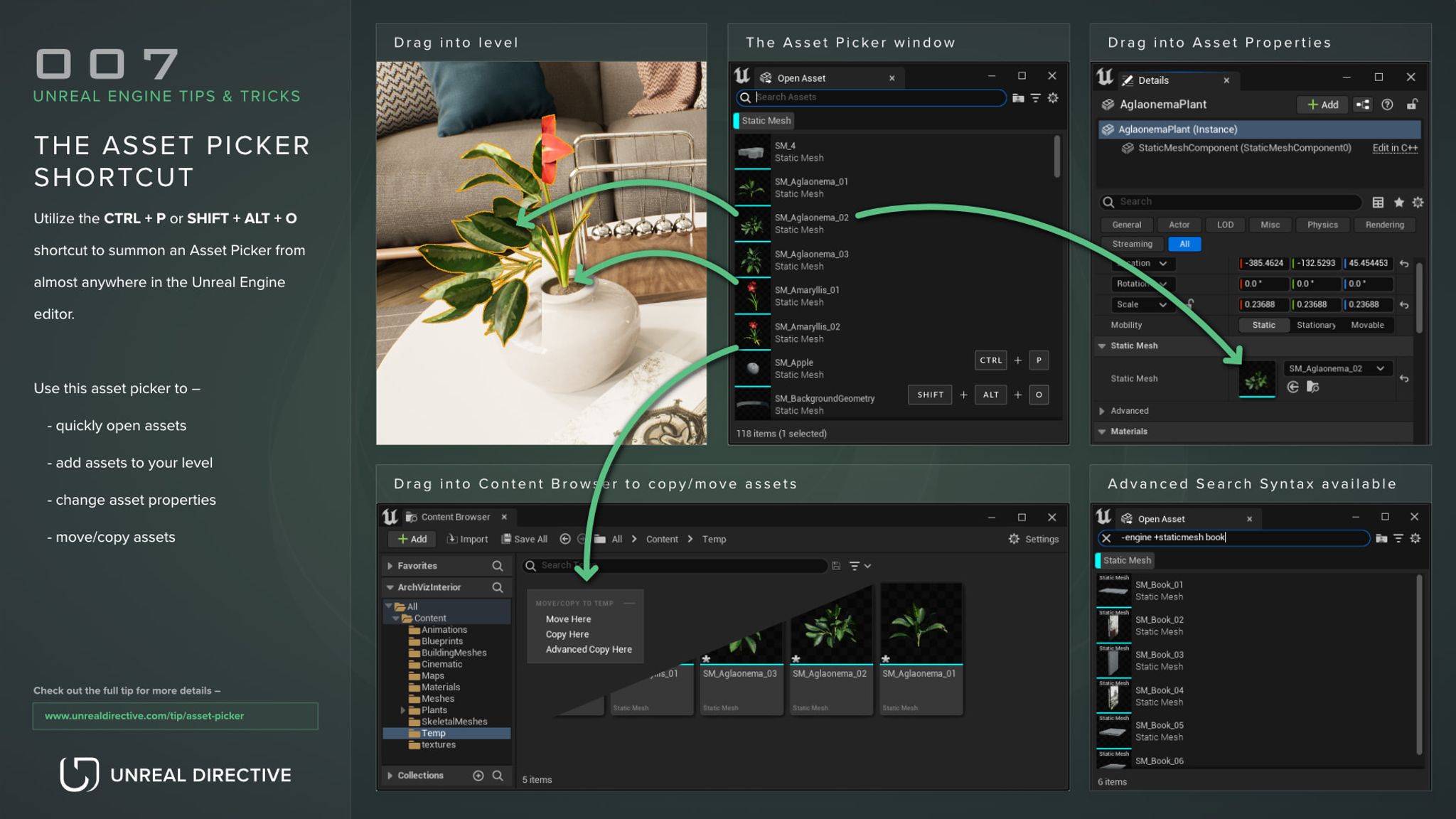 UE Tip: The Asset Picker