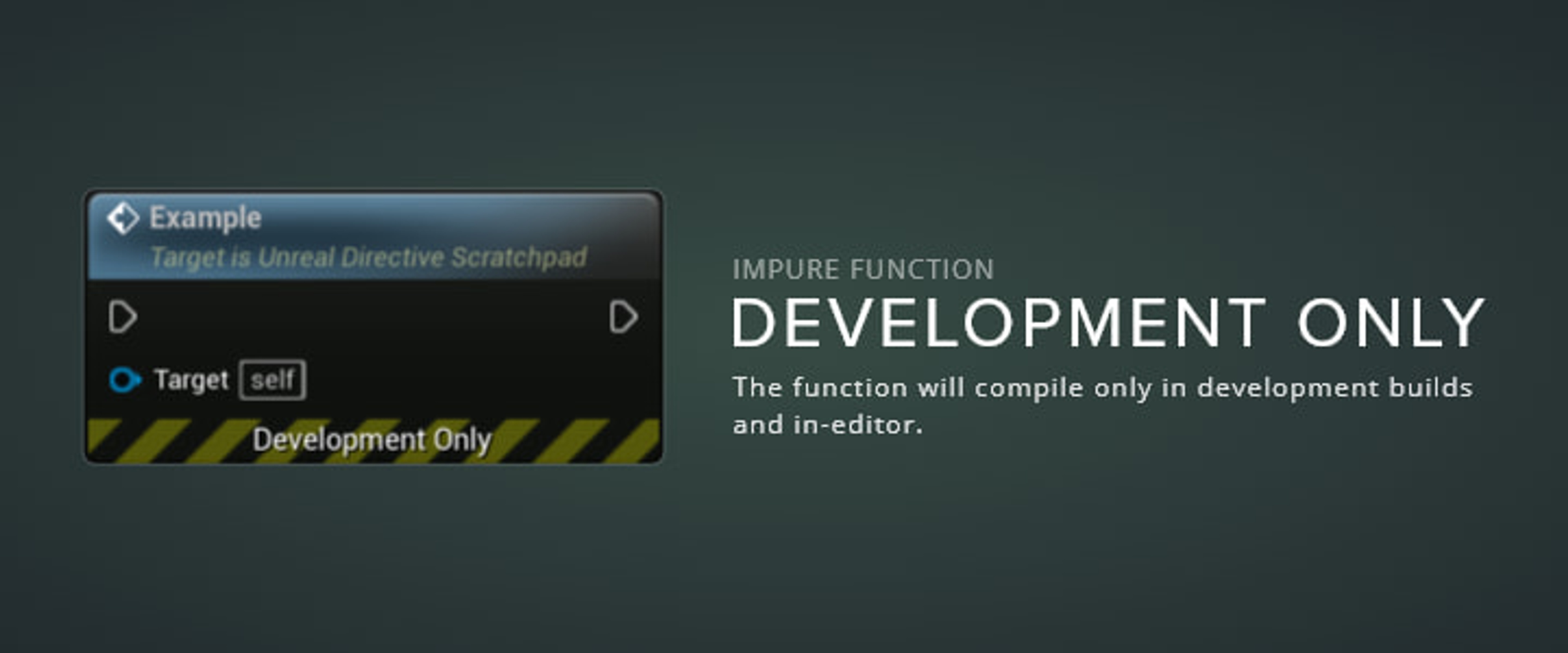 UE Tip: Blueprint Node Compiling Options