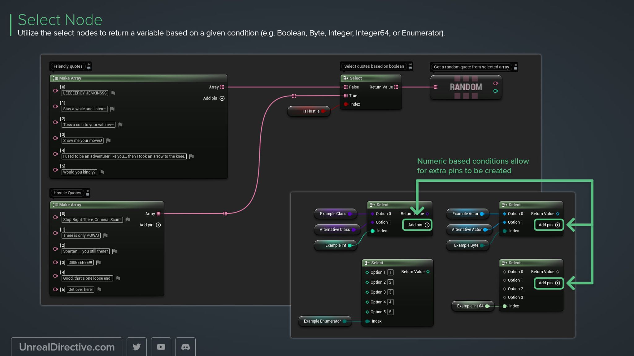 UE Tip: The Select Node