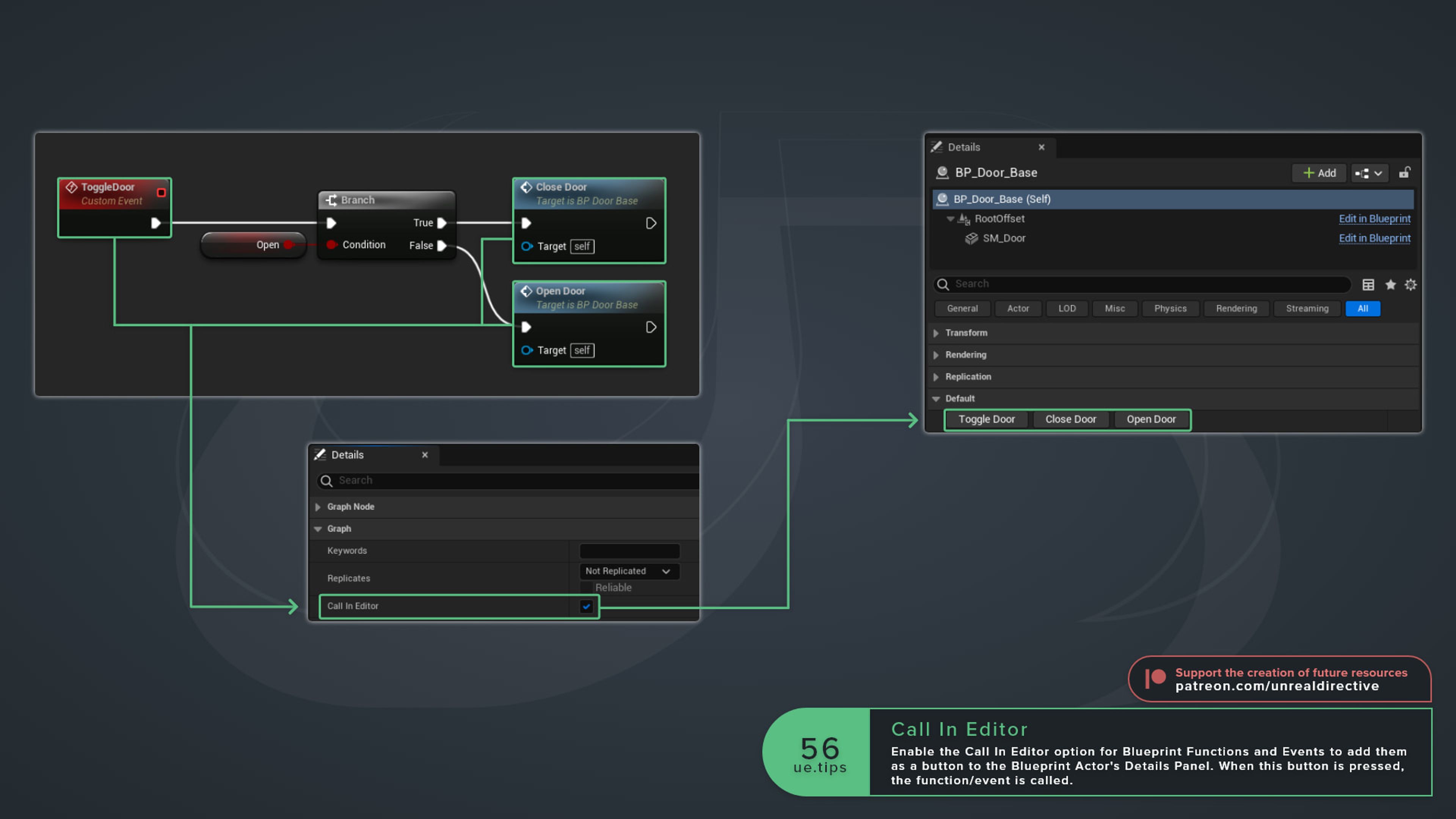 UE Tip: Call Function in Editor