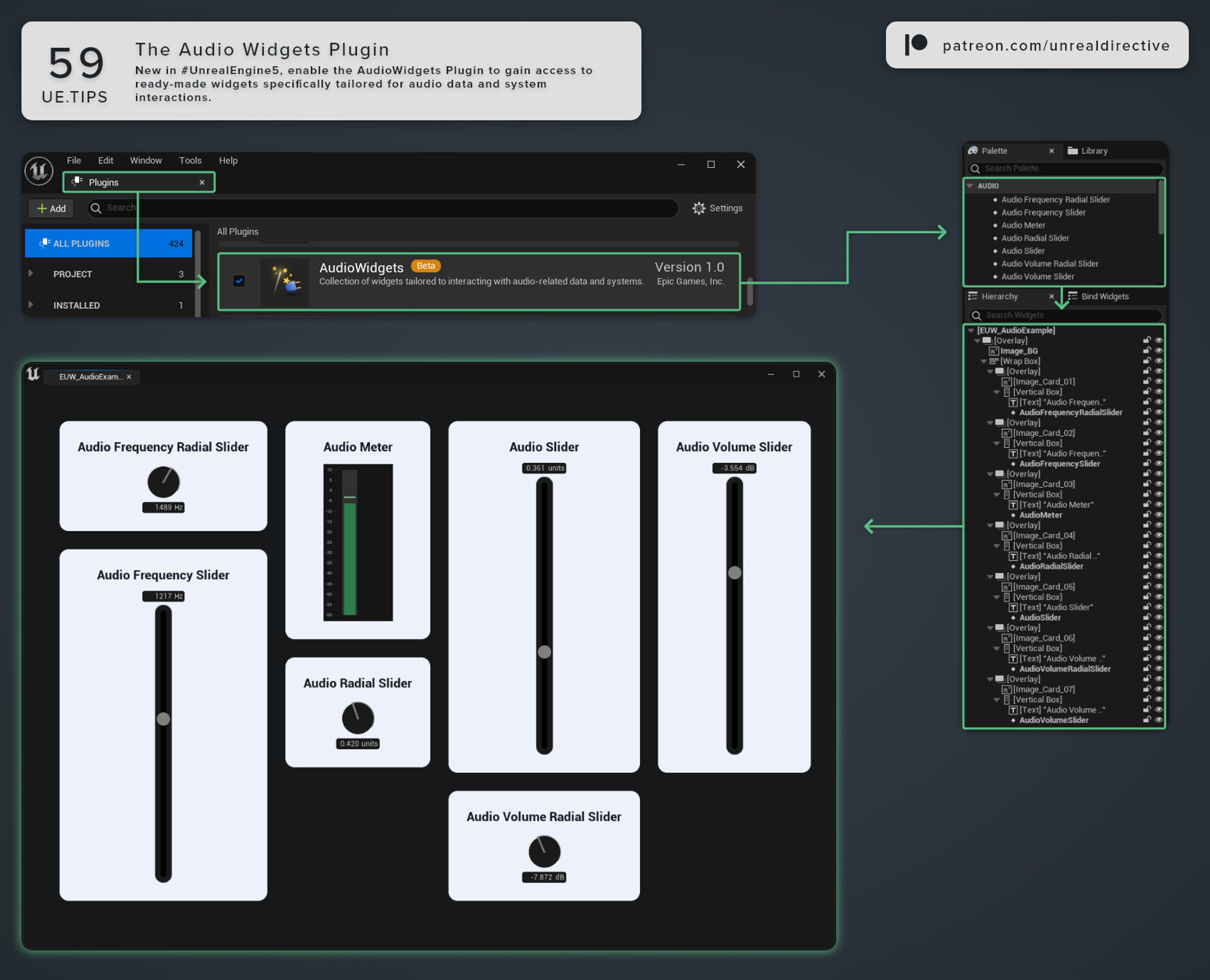 UE Tip: The Audio Widgets Plugin