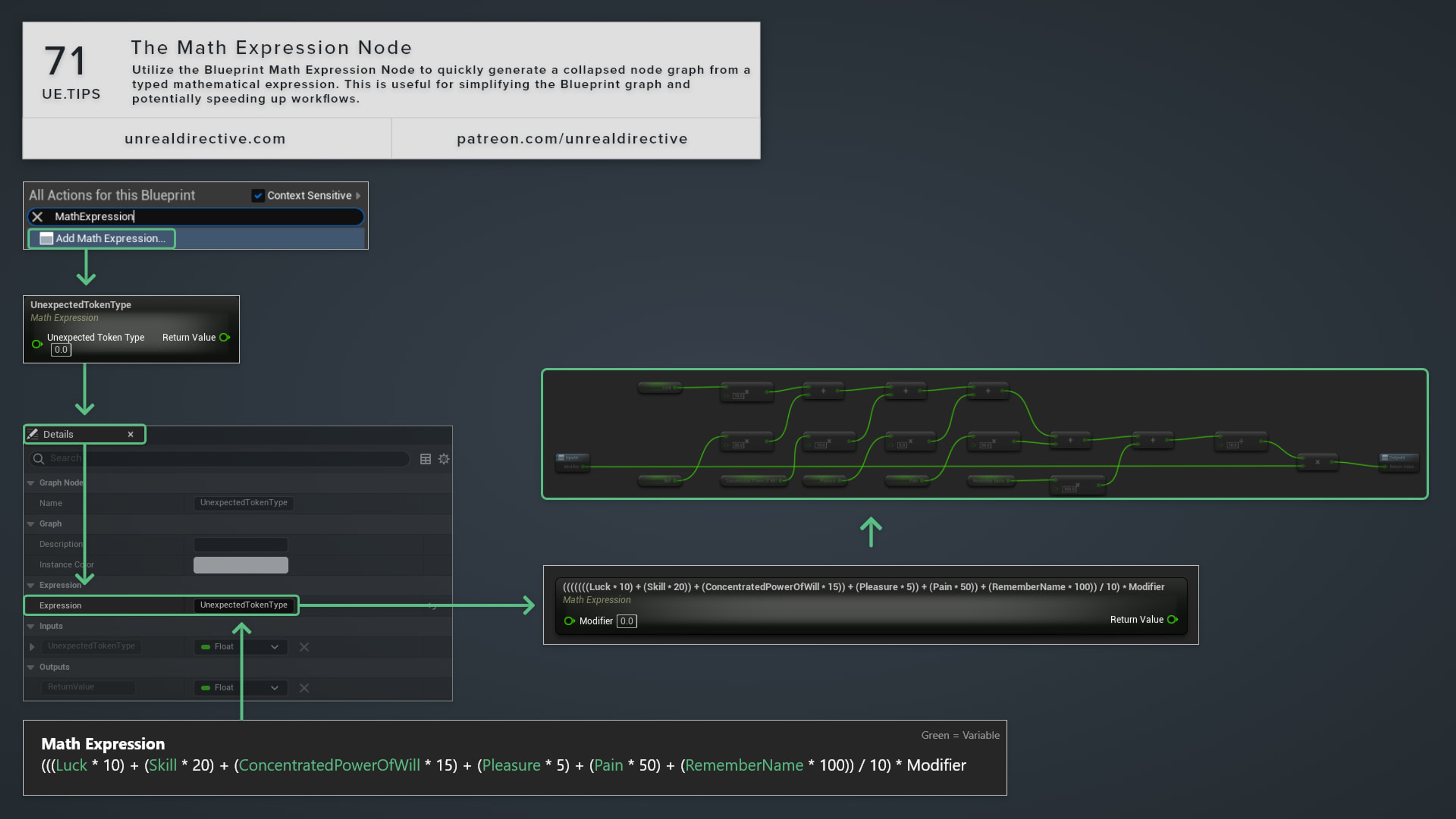UE Tip: The Math Expression Node