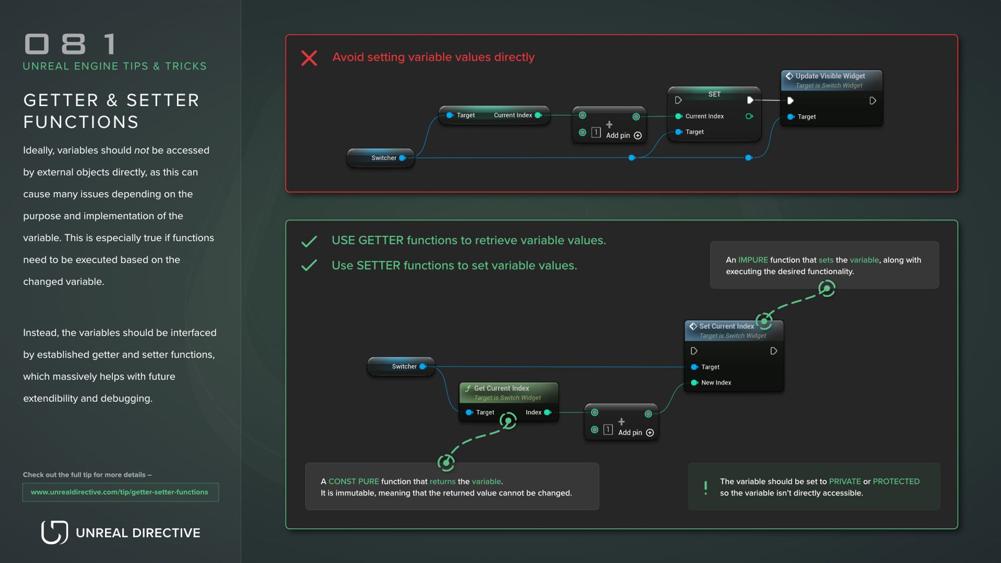 UE Tip: Getter & Setter Functions