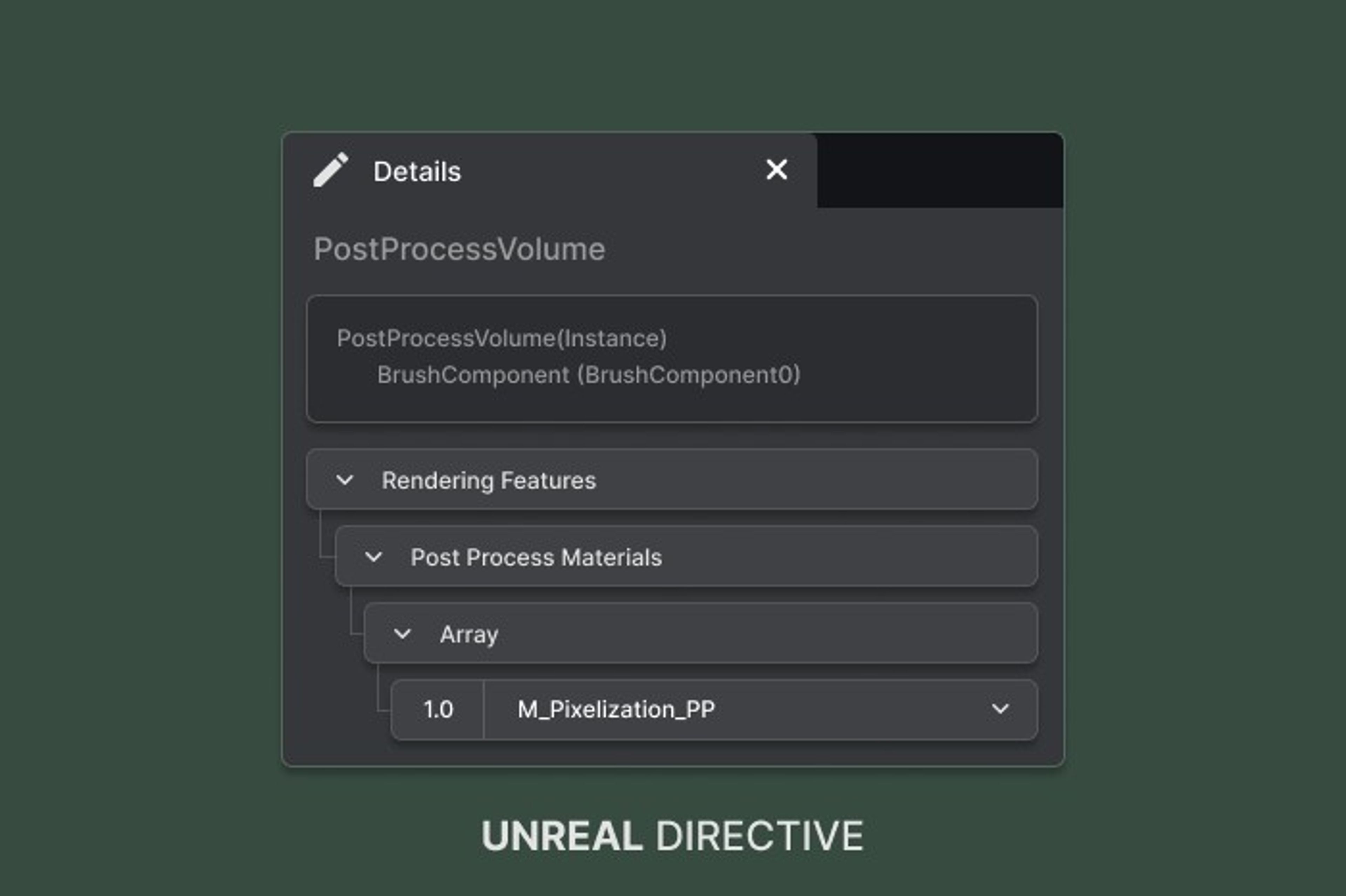 UE Tip: Post Process Pixelization