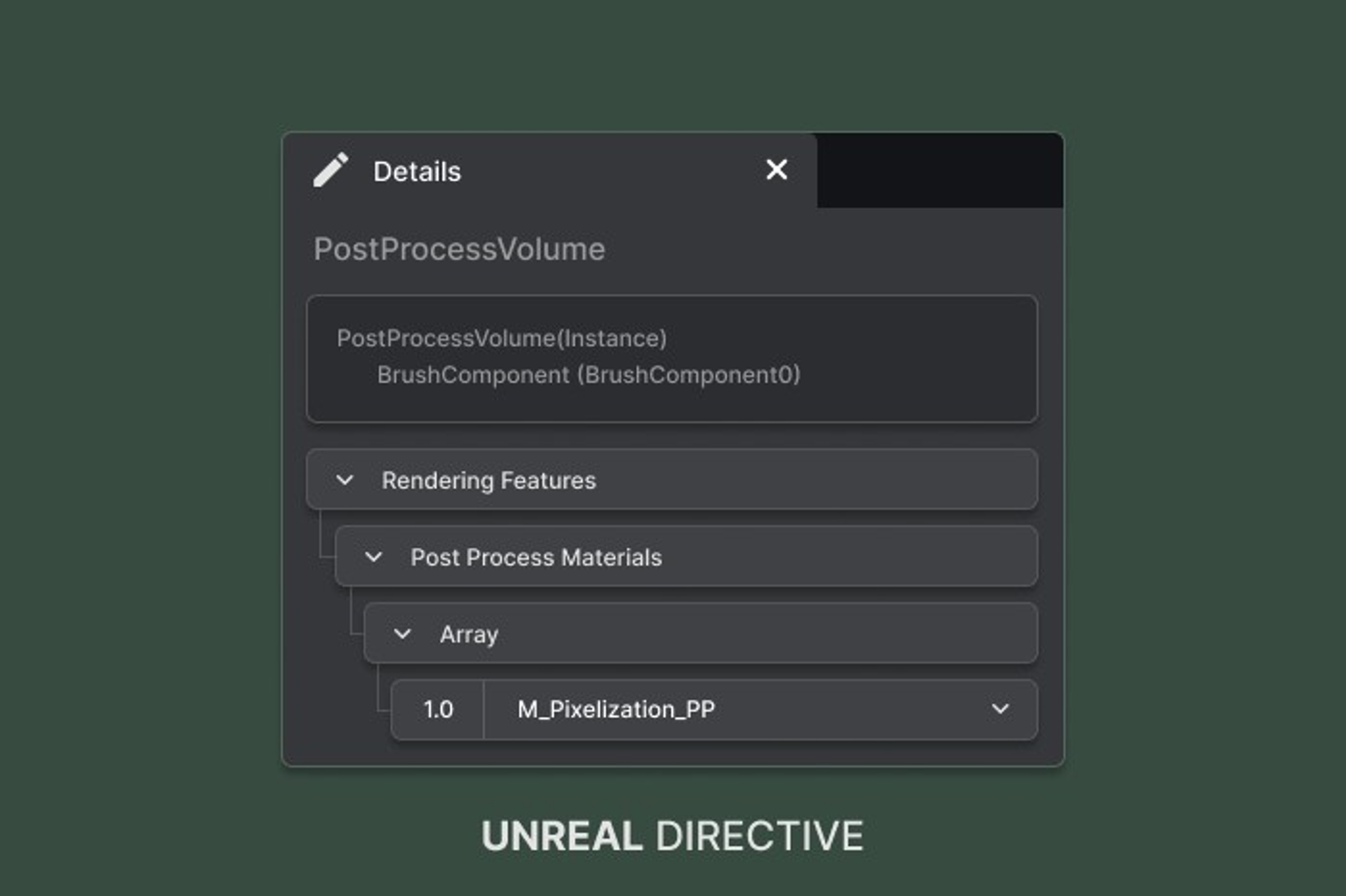 UE Tip: Post Process Pixelization