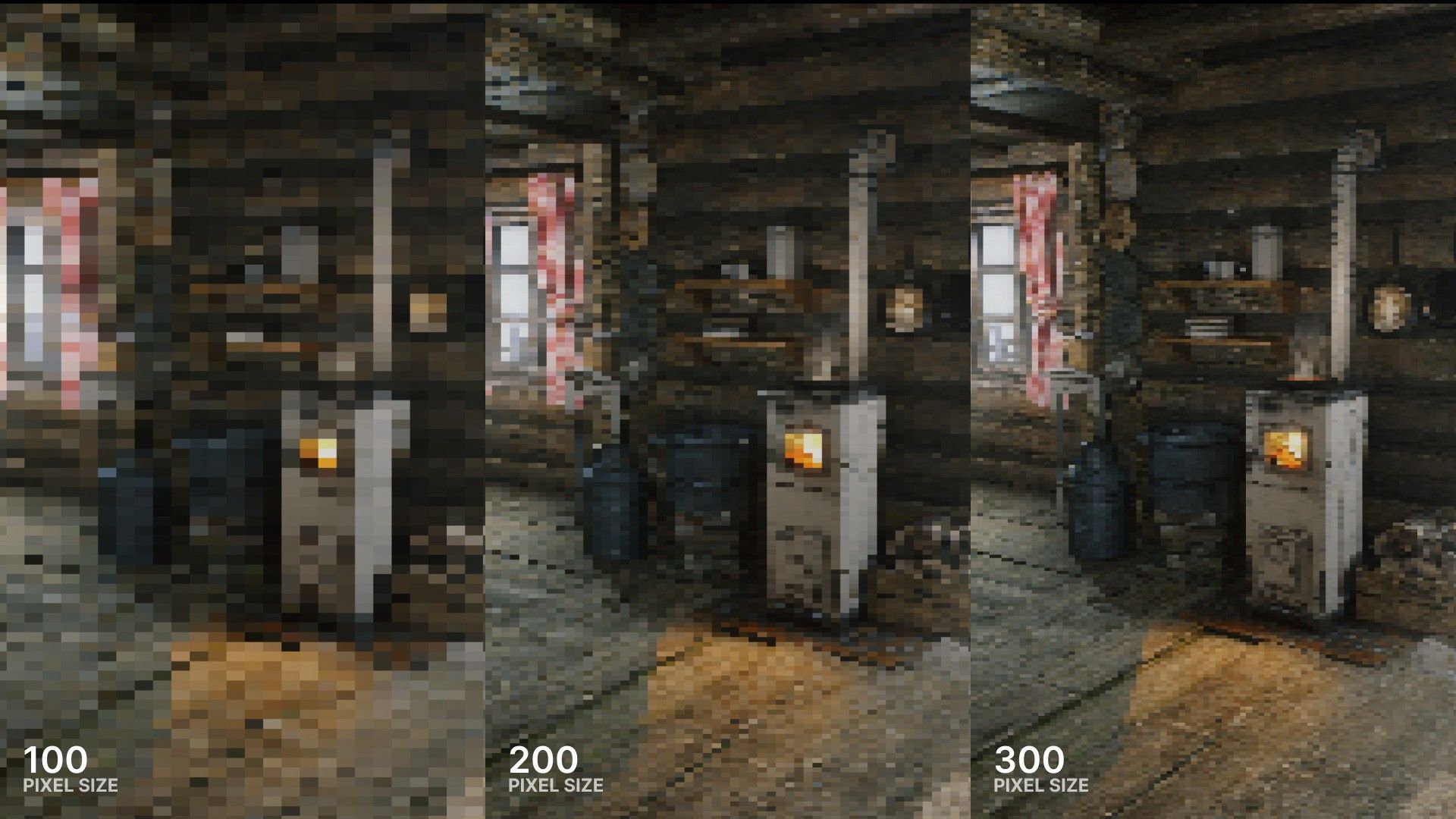 UE Tip: Post Process Pixelization