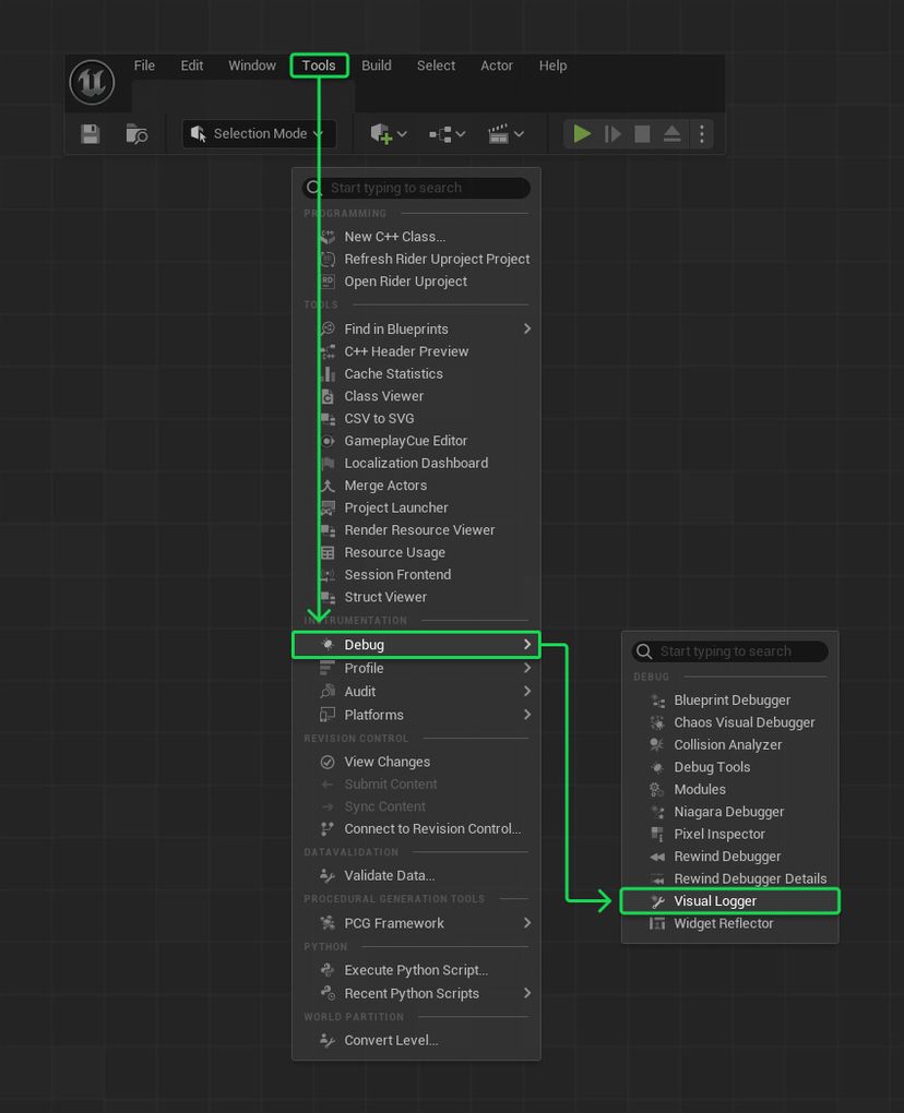 UE Tip: The Visual Logger
