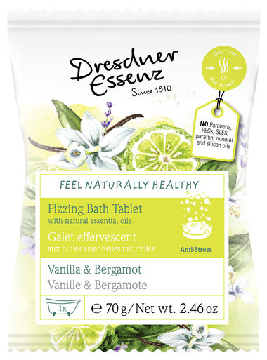 Dresdner Essenz Bath Tablet Vanilla&Bergamot - Tradehouse