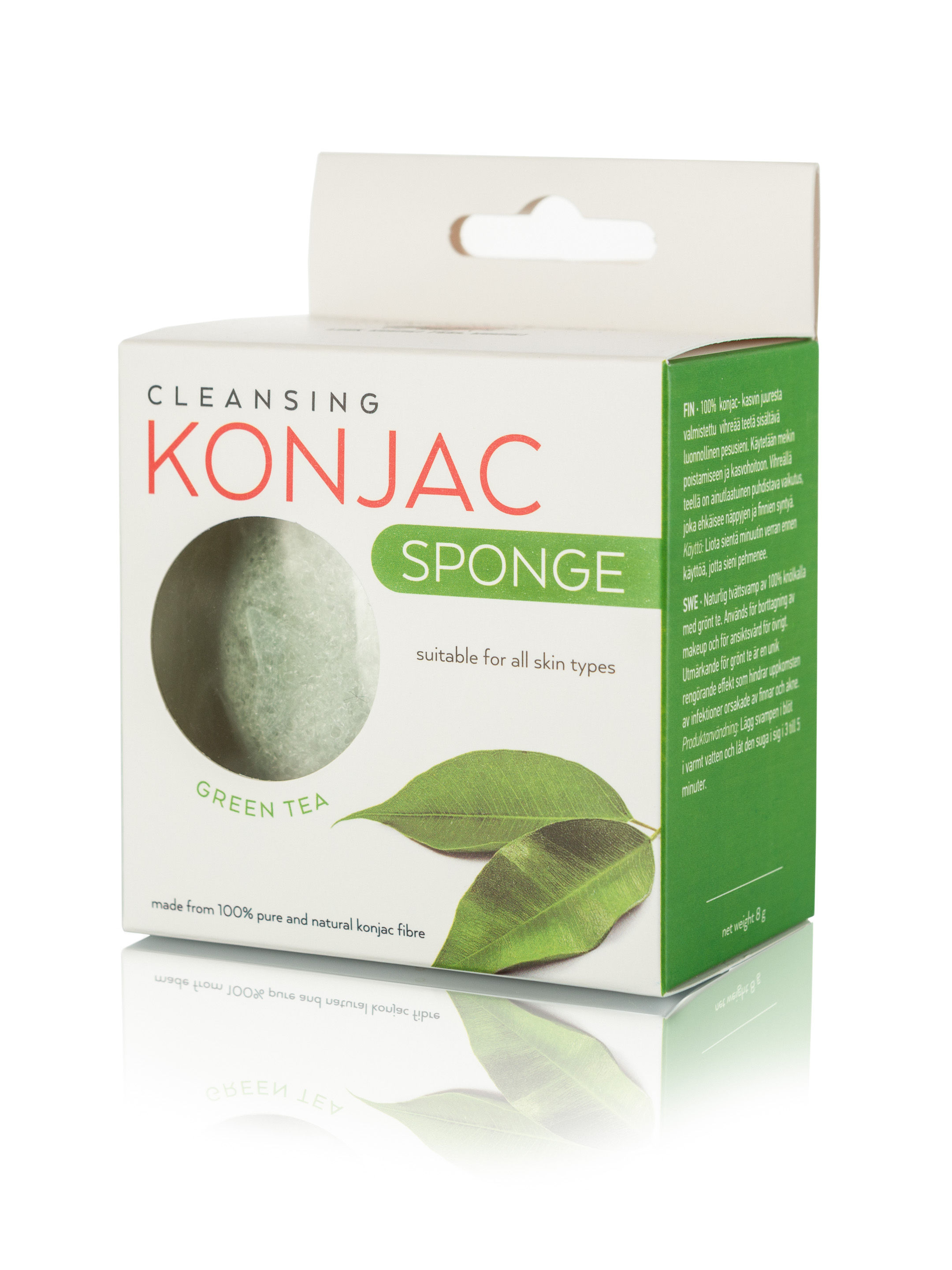 Cleansing Konjac Sponge with Green Tea - Tradehouse