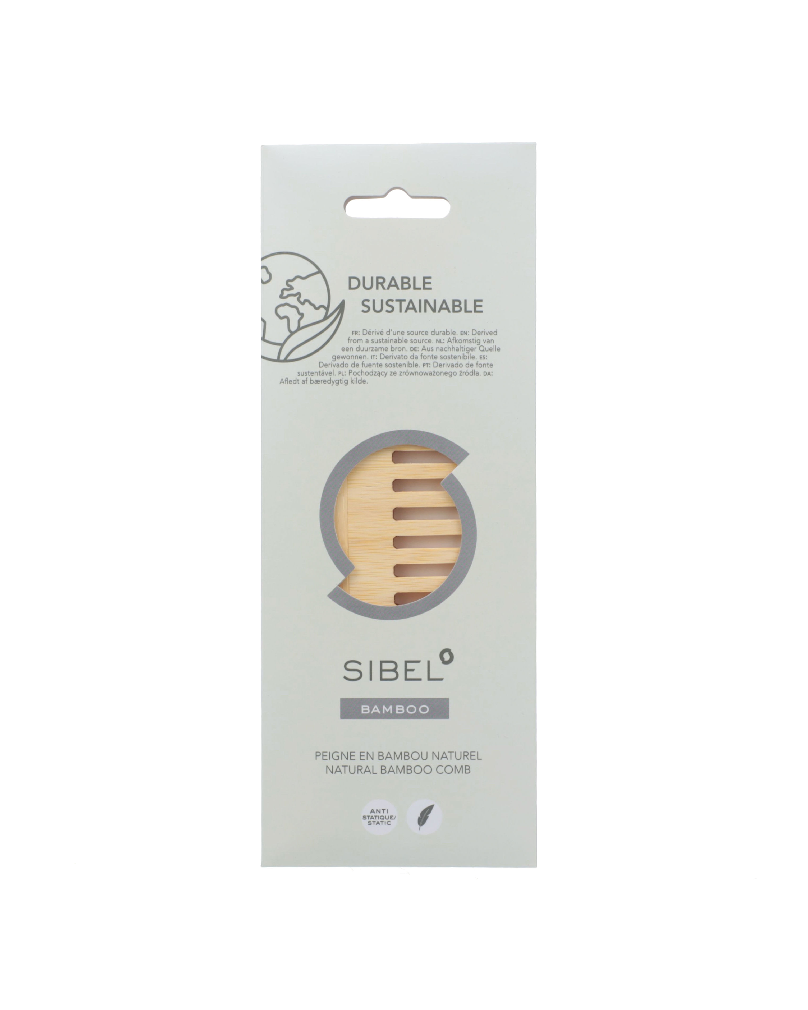 Sibel Bamboo afro comb - Tradehouse