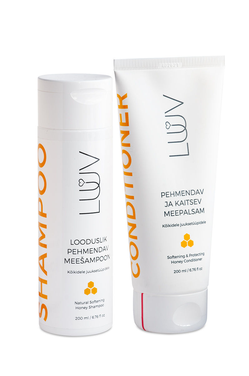 LUUV Natural Softening Honey Shampoo & Conditioner Gift Set - Tradehouse