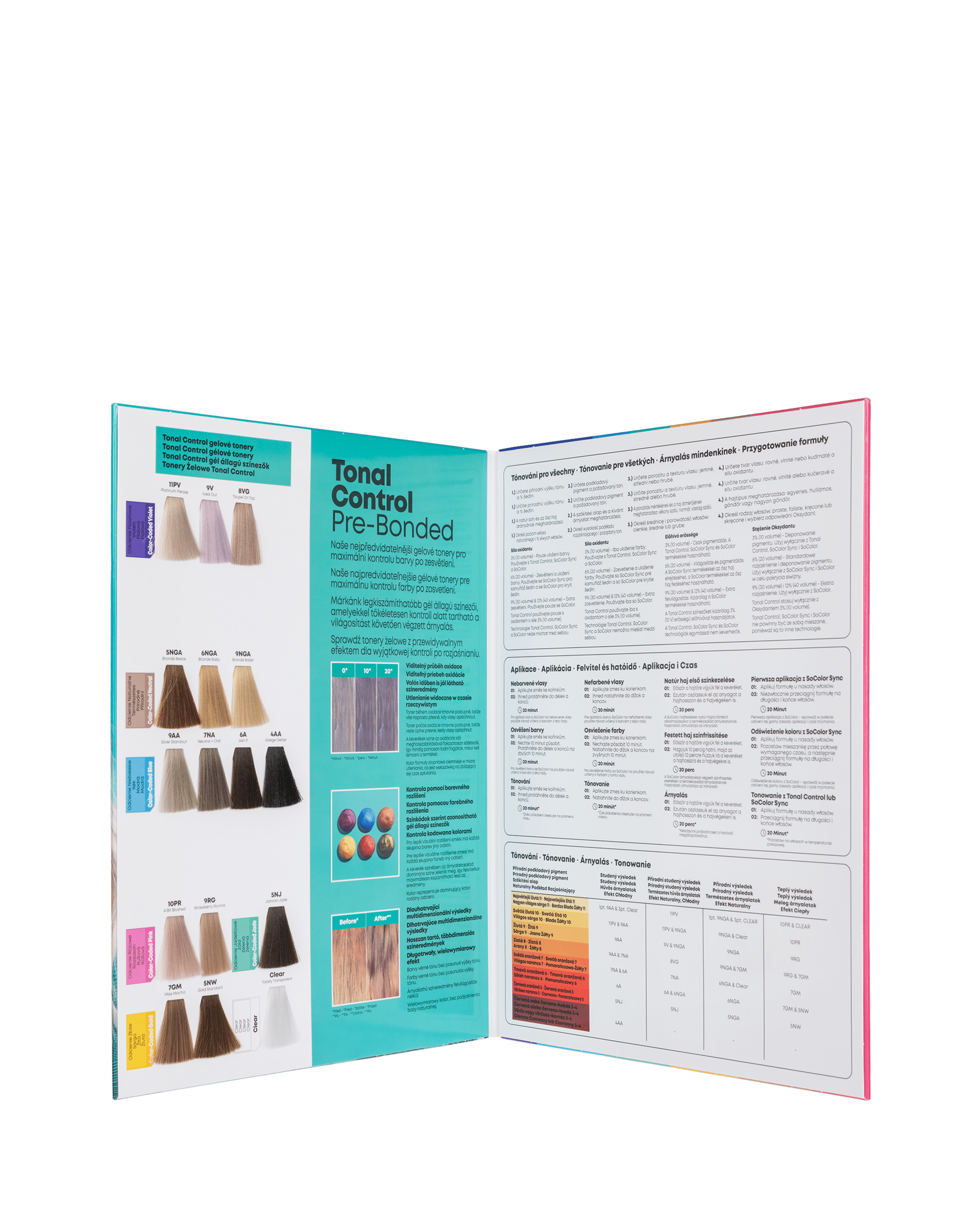 Matrix Tonal Control värvikaart - Tradehouse