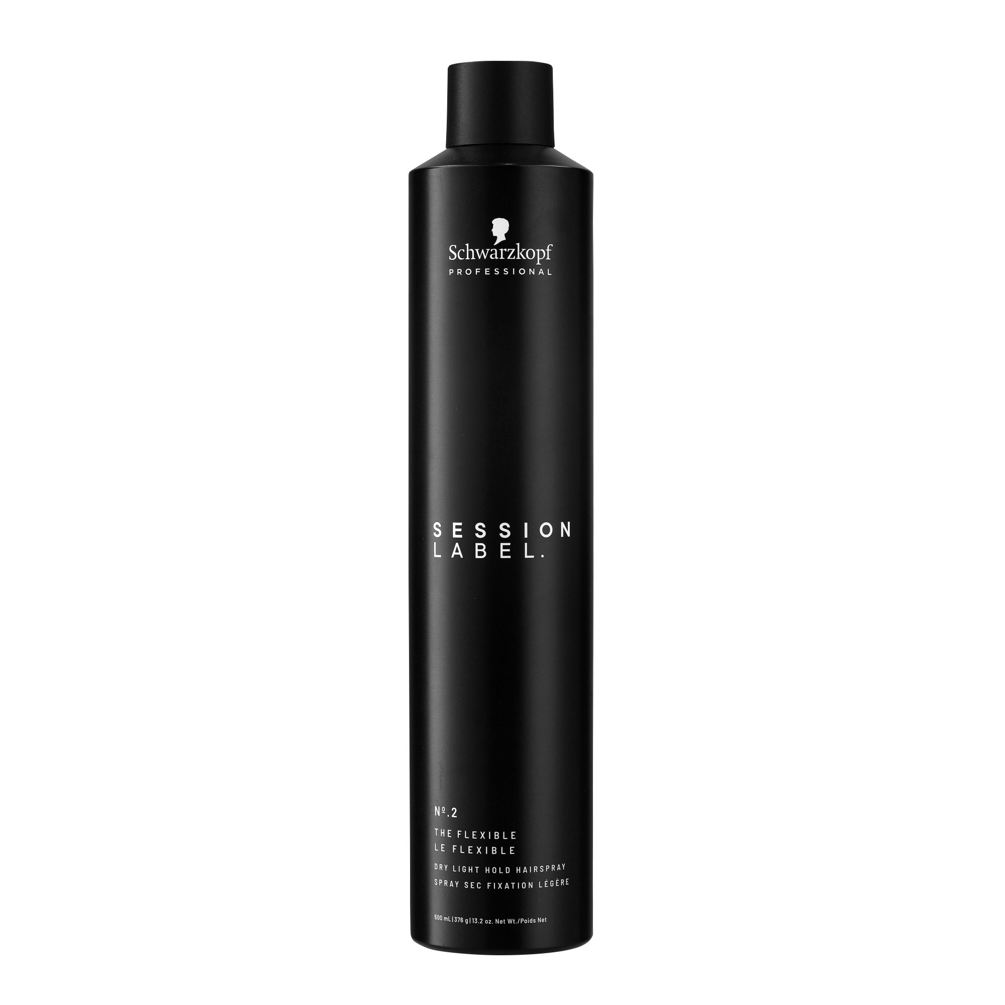 Schwarzkopf Session Label The Flexible Dry Light Hold Hairspray ...