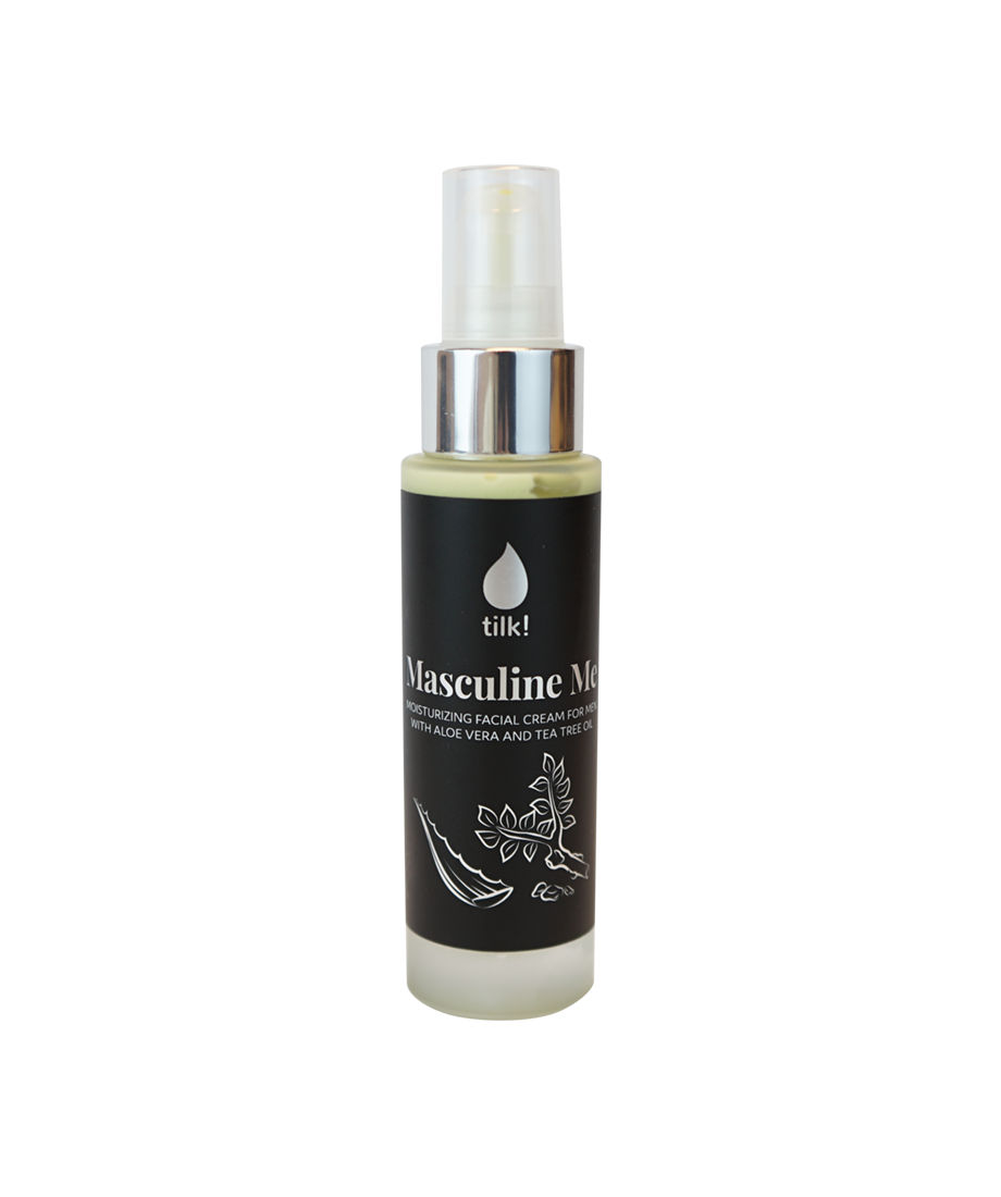 Tilk! Masculine Me Moisturizing Cream for Men with Aloe Vera & Tea Tree ...