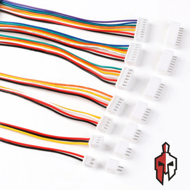 JST XH 2.54mm Connector Cable and Base 2 – 12 Pin - Alphatronic