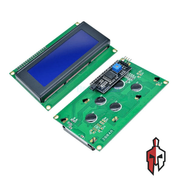 LCD 20×4 Character Module with I2C Adapter - Alphatronic