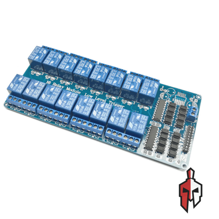 16 channel 5V DC Relay Module - Alphatronic