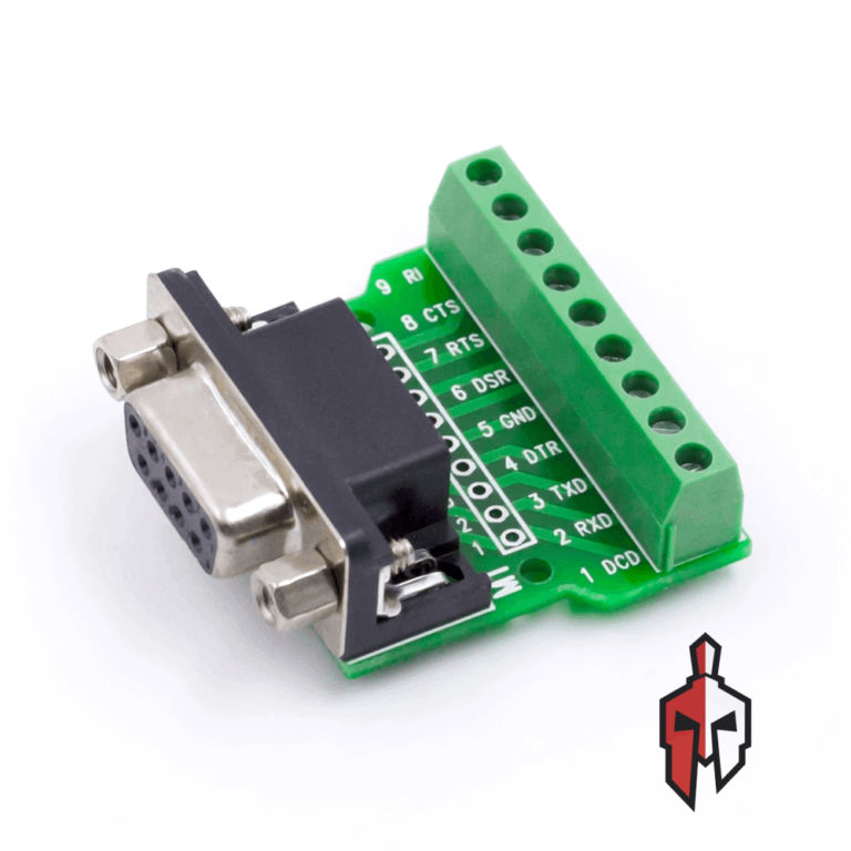 DB9 Female Screw Terminal to RS232 RS485 Conversion Board - Alphatronic