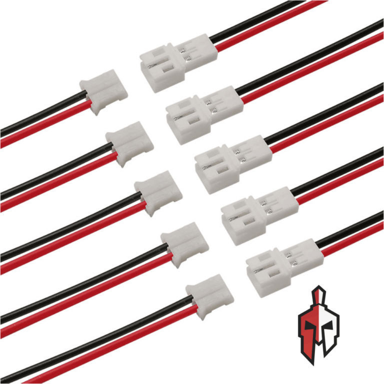 2 Pin Cable Pair JST-PH 2.00mm Pitch - Alphatronic