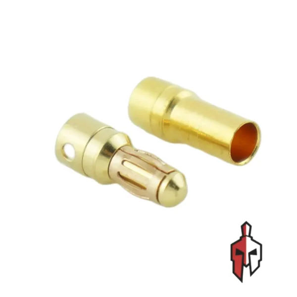 Bullet Connector 3.5mm Male Female Pair - Alphatronic