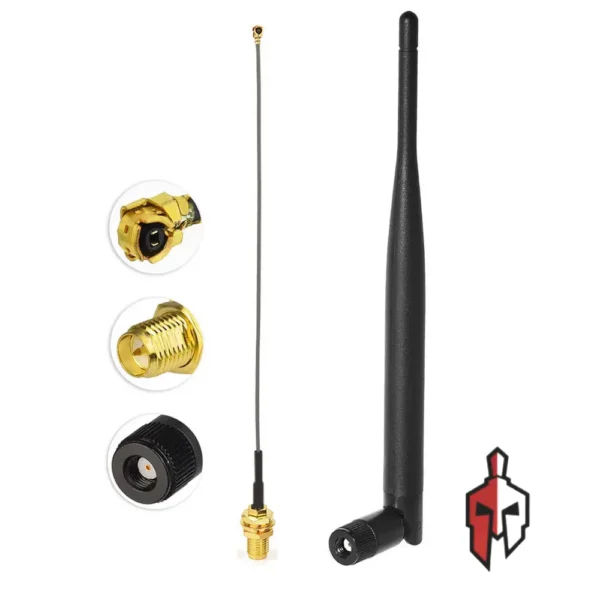 Dual Band WiFi Antenna with Cable YS0911 - Alphatronic