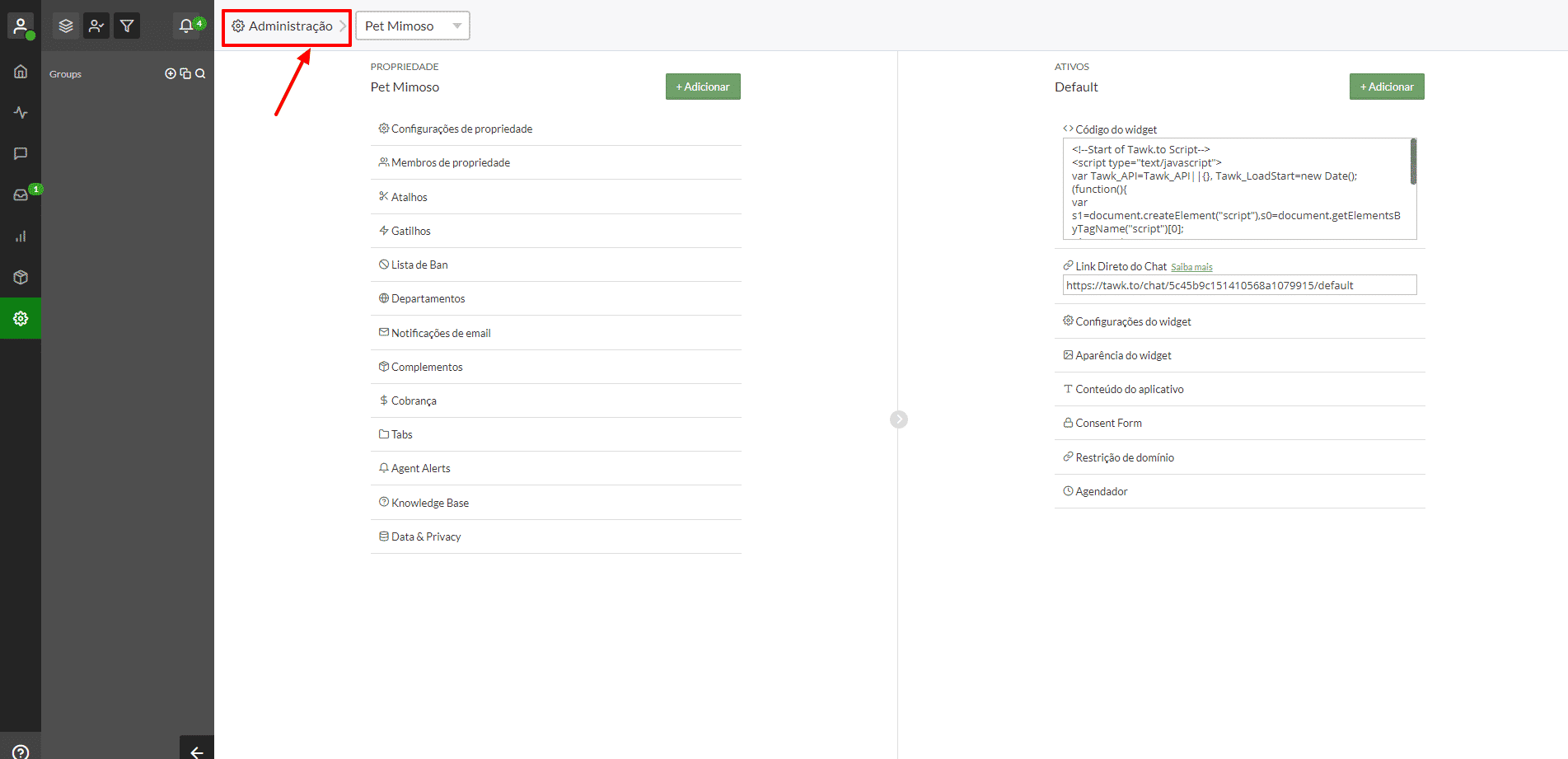 Como editar a aparência do Tawk.to -Uoou Solutions Help Center