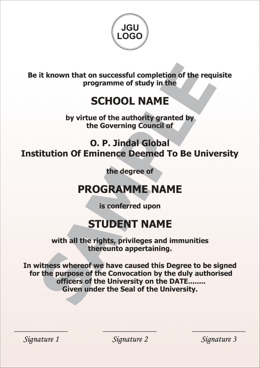 Masters of Business Administration (MBA) from OPJ Global University ...