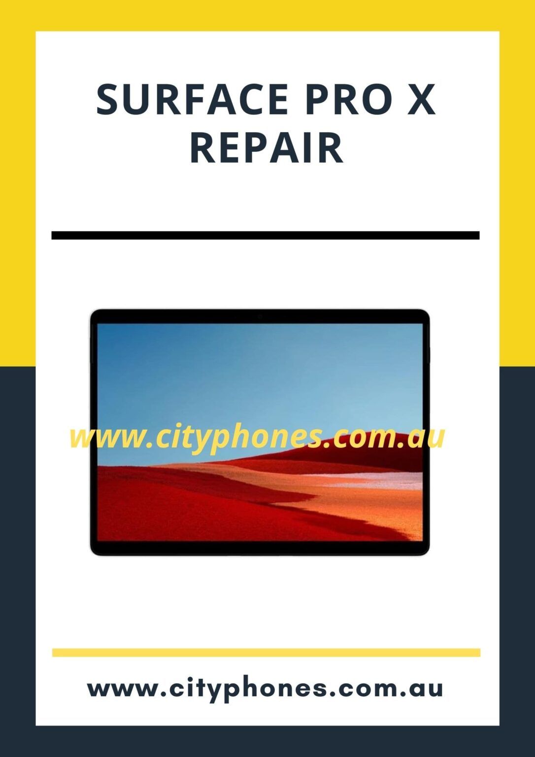 Microsoft Surface Pro X Screen Repair in Melbourne