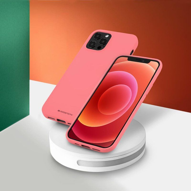 IPHONE 14 Pro Soft Feeling Jelly Pink Case