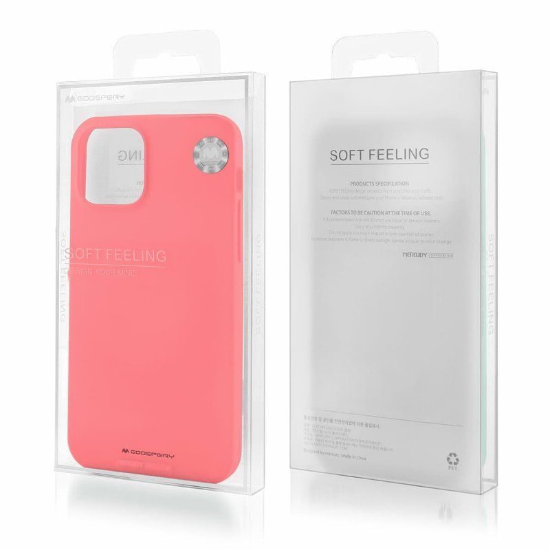 IPHONE 14 Pro Soft Feeling Jelly Pink Case
