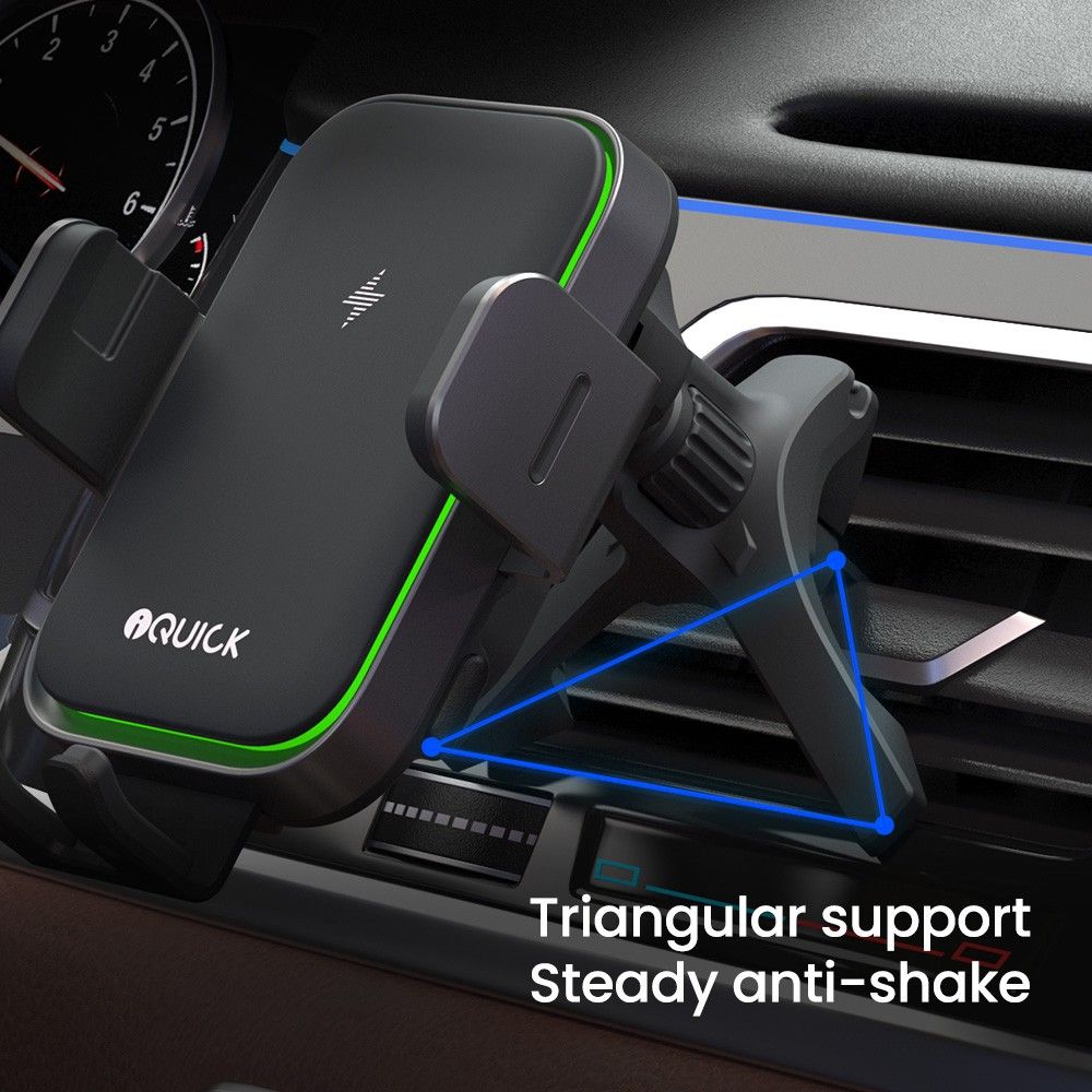 iQuick RX3 15W Wireless Charging Induction Car Holder