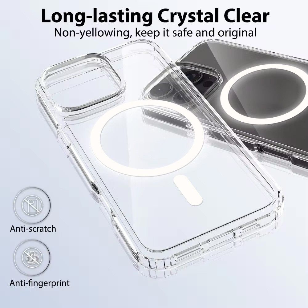 Hybrid Transparent Magsafe Case for iPhone 16 Pro Max