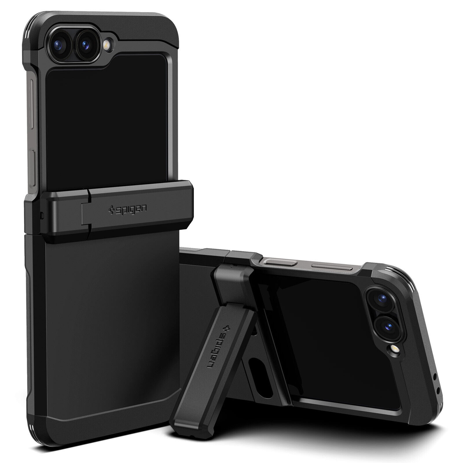 Samsung Z Flip 6 Case SPIGEN Tough Armor Pro Kickstand Hard