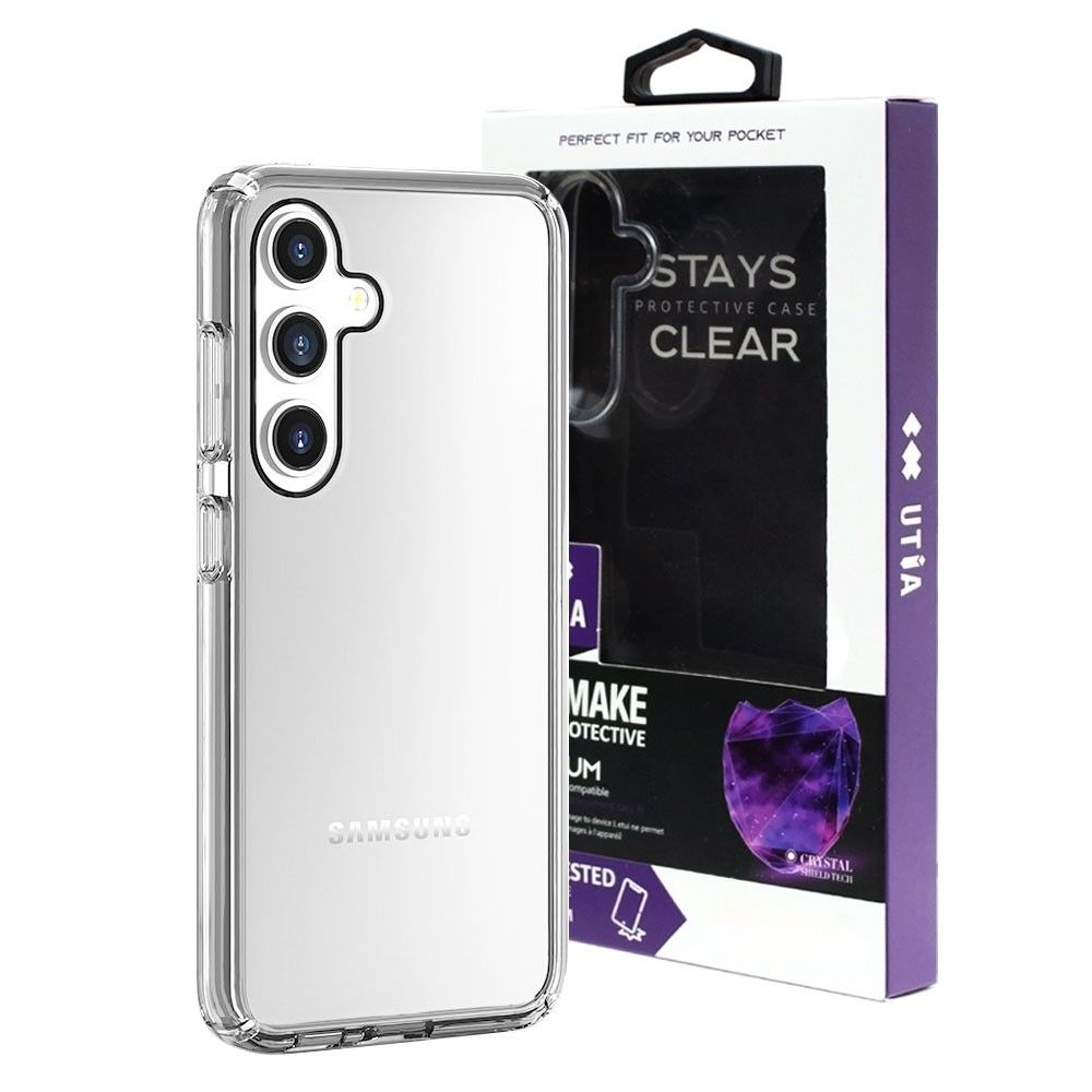 Samsung S24 FE Clear Case and Screen Protectors