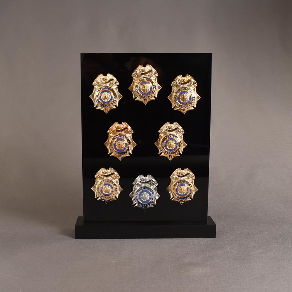 Custom Lucite® Badge Embedment Gallery | US Acrylic Awards