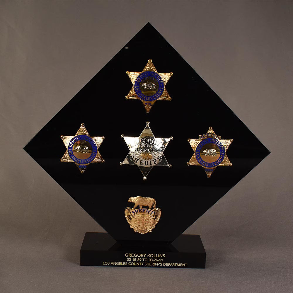 Custom Lucite® Badge Embedment Gallery | US Acrylic Awards
