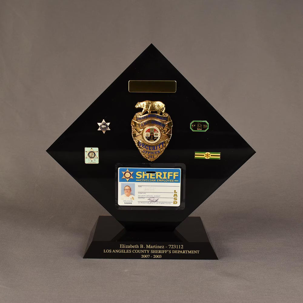 Custom Lucite® Badge Embedment Gallery | US Acrylic Awards