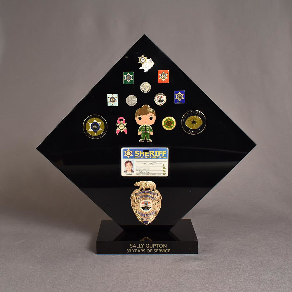 Custom Lucite® Badge Embedment Gallery | US Acrylic Awards
