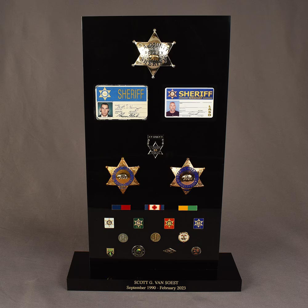 Custom Lucite® Badge Embedment Gallery | US Acrylic Awards