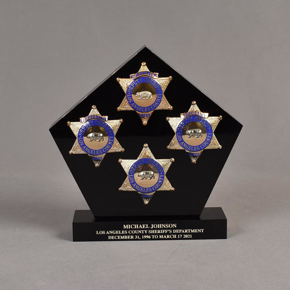 Custom Lucite® Badge Embedment Gallery | US Acrylic Awards
