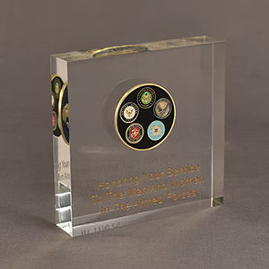 The art of casting challenge coins in Lucite®
