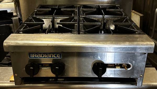 Radiance 4 burner table top Range - Restaurant Equipment